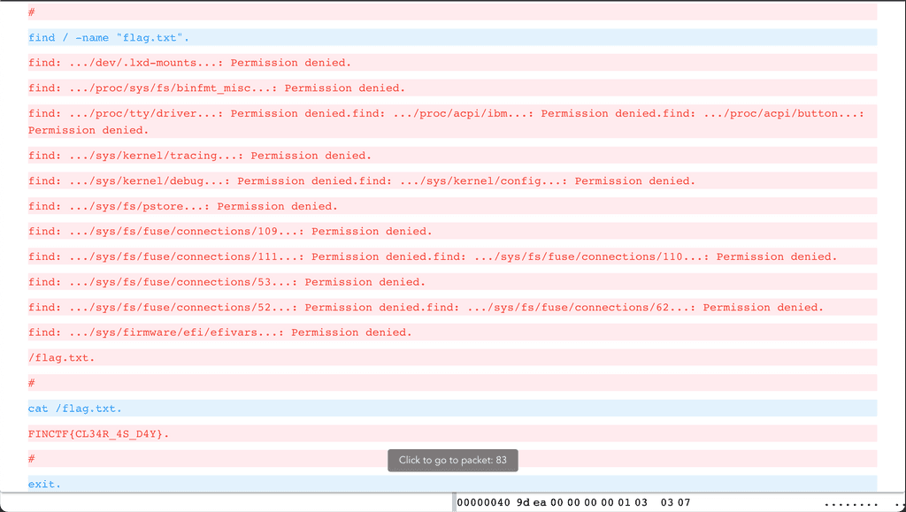 Cracking the CTF Challenge: Analyzing see-through.pcapng to Find the Flag